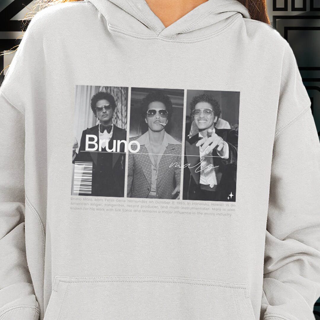 Limited Bruno Mars Hoodie, Fan Merch for Women and Men, Bruno Mars Tour ...