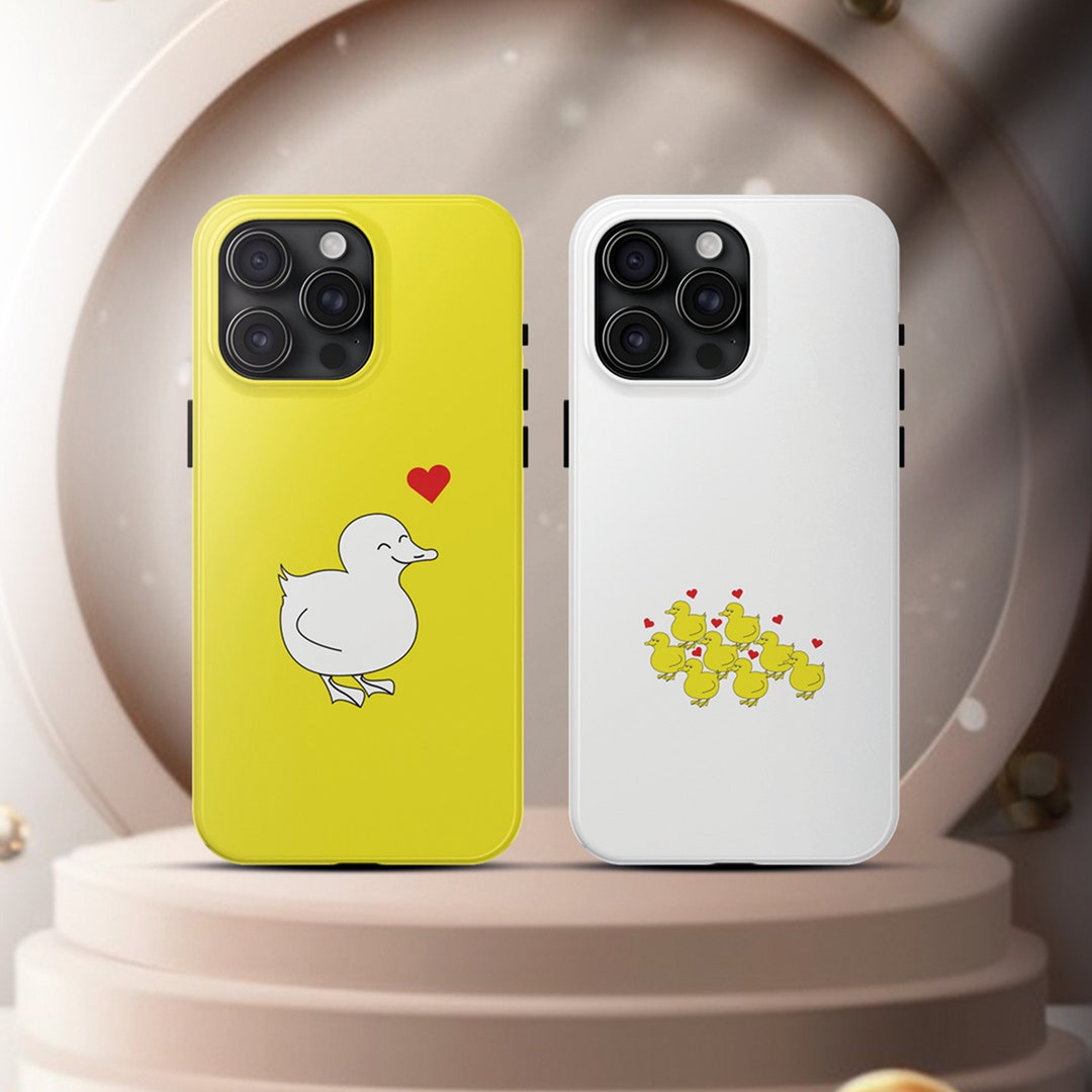 Duck and Duckling, Matching Phone Cases, Couple Phone Case, Trendy ...
