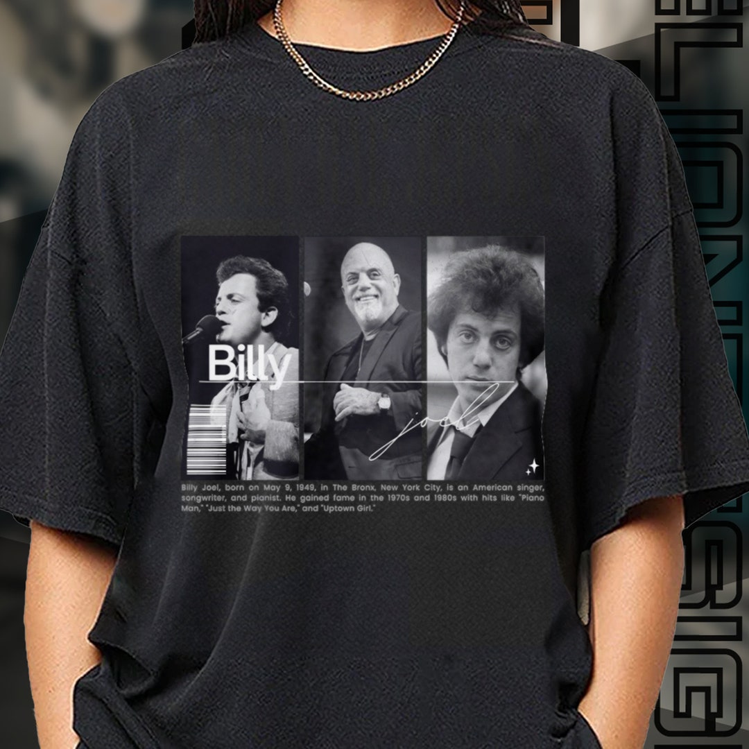 Limited Billy Joel Tshirt, Fan Merch for Women and Men, Billy Joel Tour ...