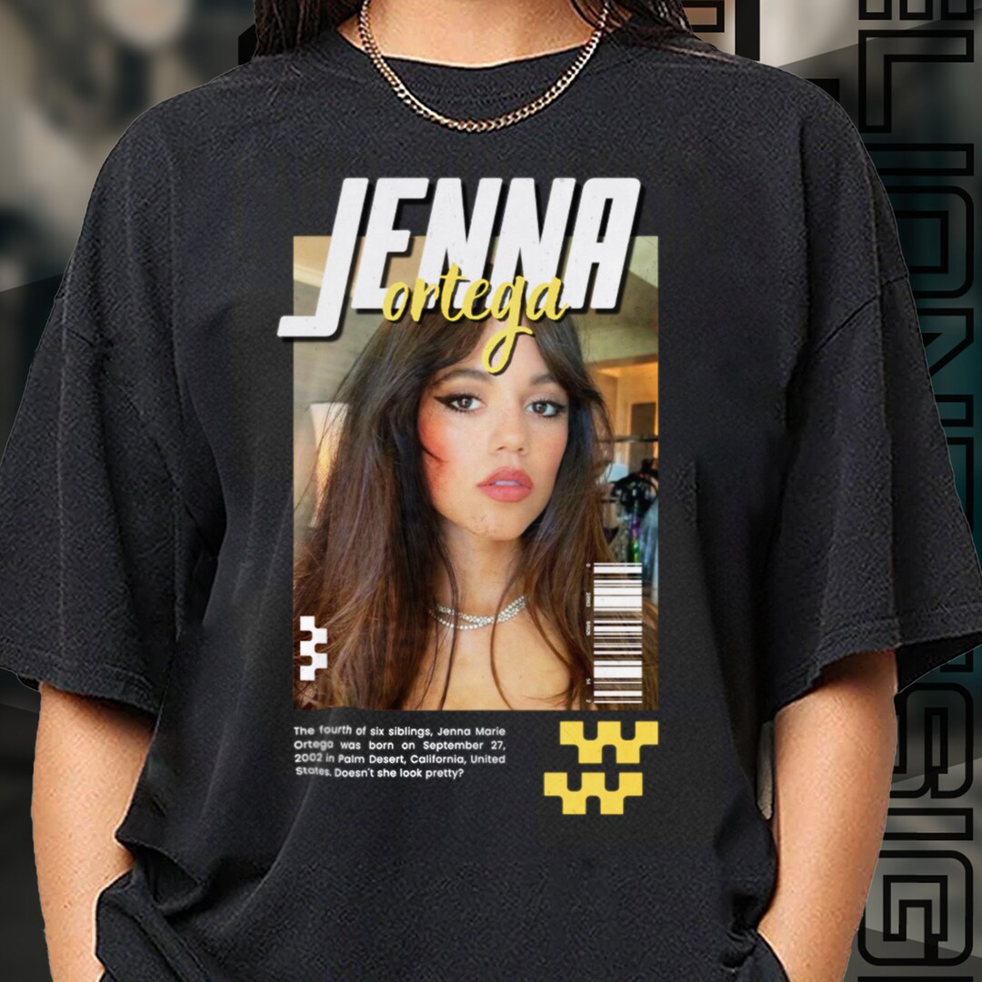 Limited Jenna Ortega Tshirt, Fan Merch for Women and Men - Etsy