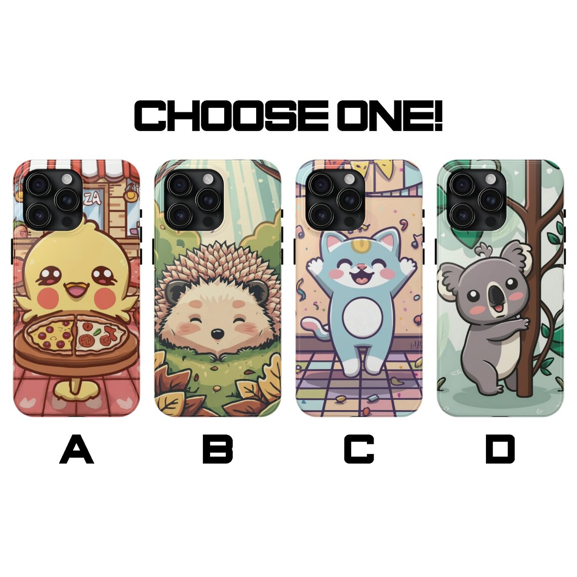 Cute Chick Kawaii Phone Case, Trendy Phone Case, Cool Phone Case ...