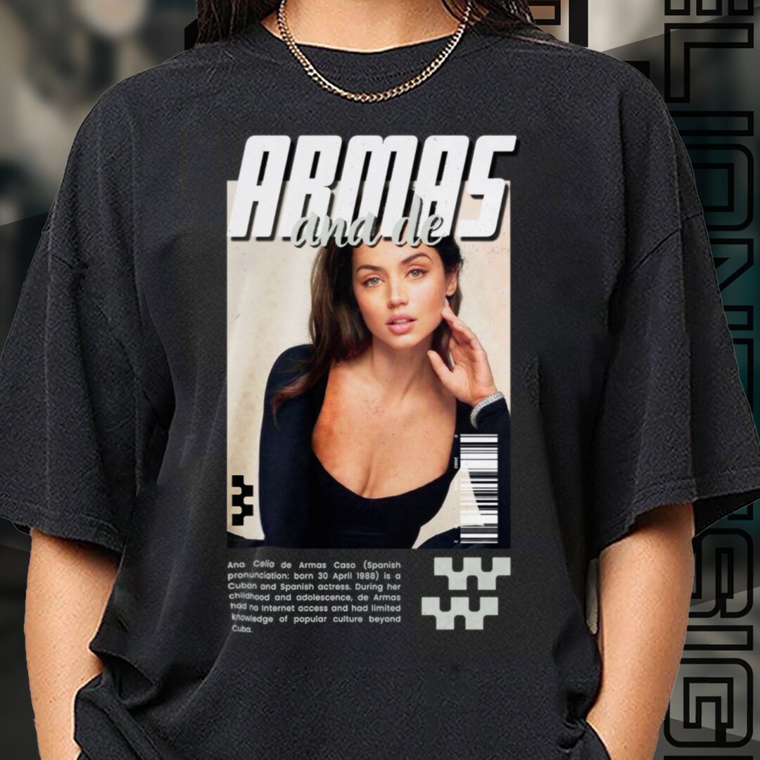 Limited Ana De Armas Tshirt, Fan Merch for Women and Men - Etsy