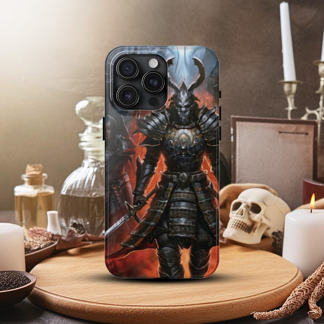 Goth Samurai Phone Case, Trendy Phone Case, Cool Goth Phone Case ...