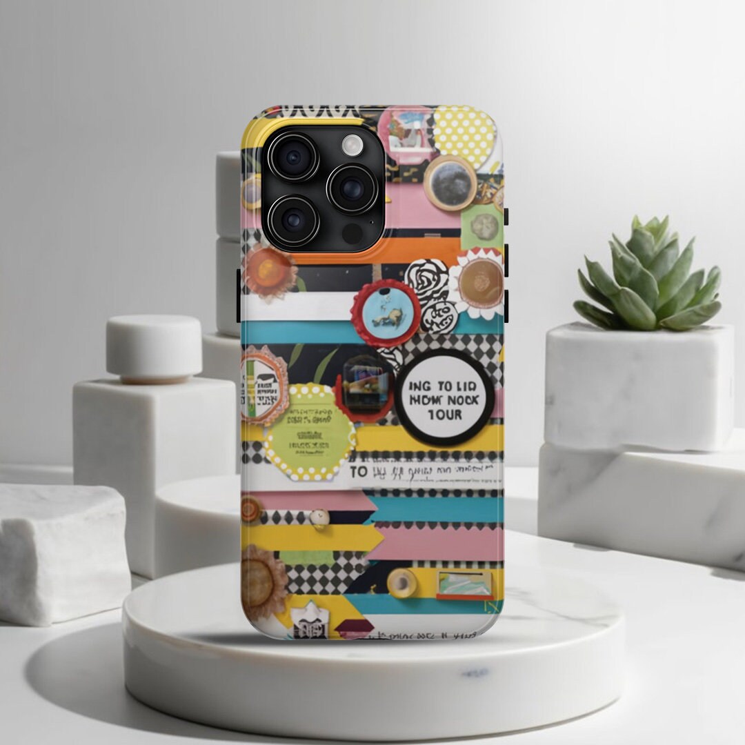 Scrapbook Collage Phone Case, Trendy Phone Case, Cool Phone Case ...