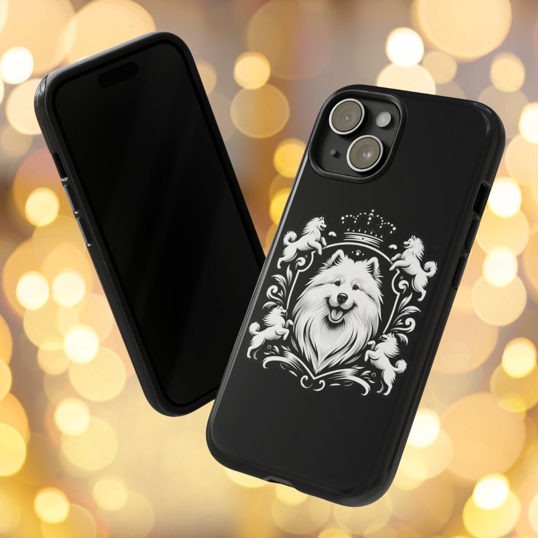 Samoyed Dog Family Crest iPhone Tough Cases - Etsy