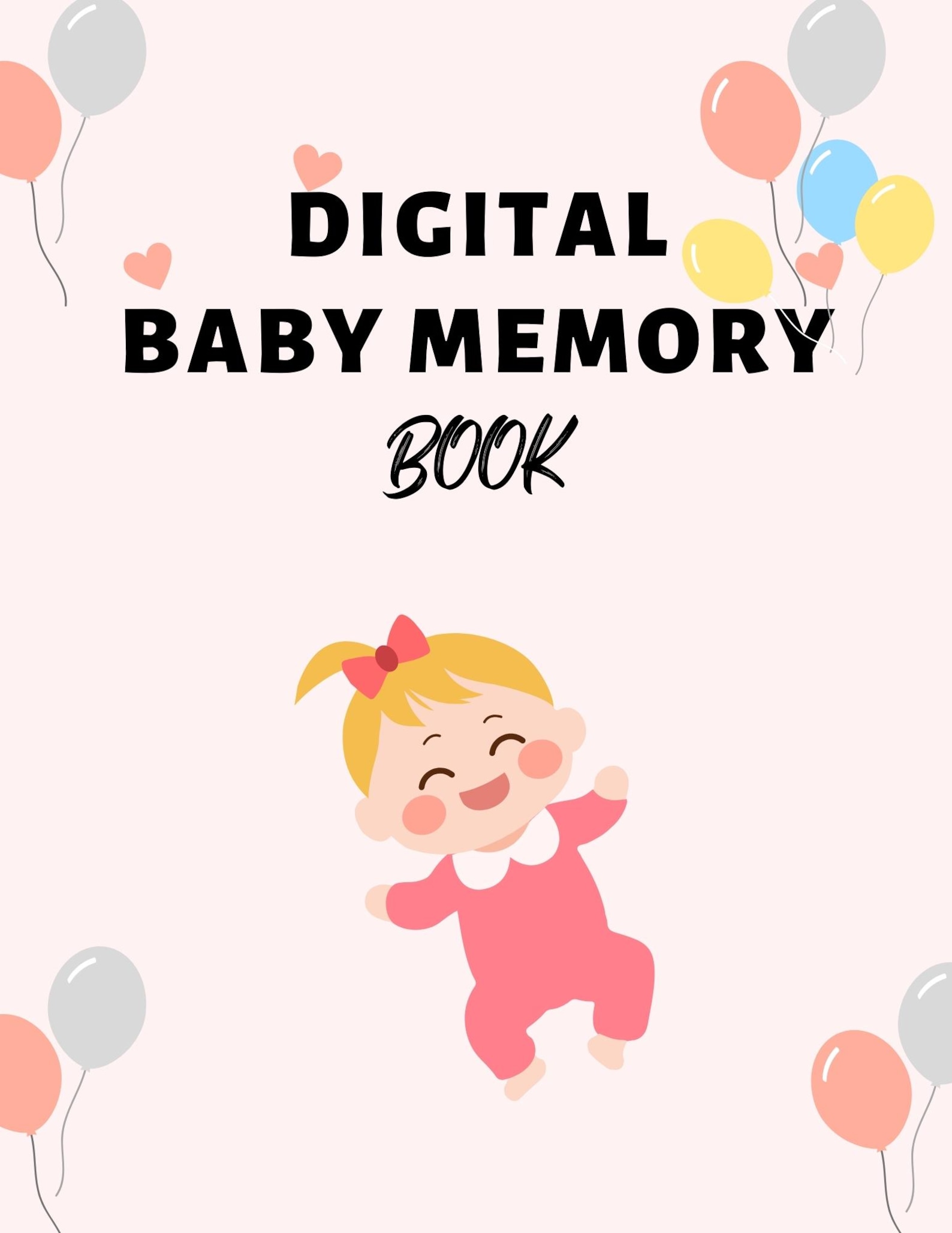 Digital Baby Memory Book - Etsy