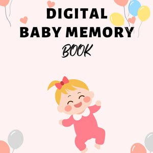 Digital Baby Memory Book - Etsy
