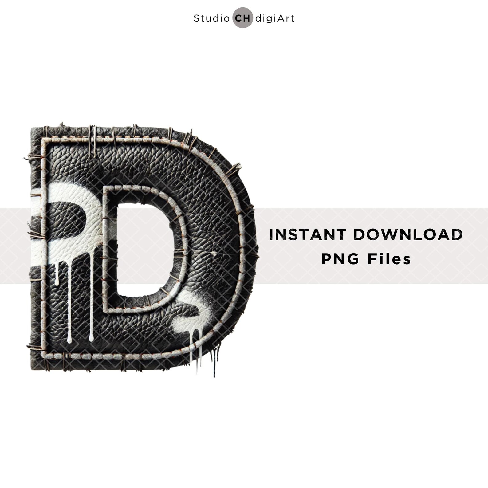 Black and White Graffiti Alphabet Letters & Numbers, Leather Alphabet ...