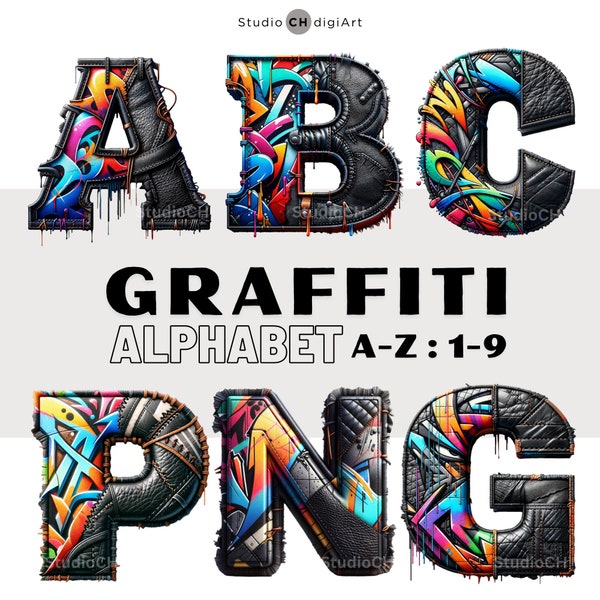 Graffiti Leathers - Etsy