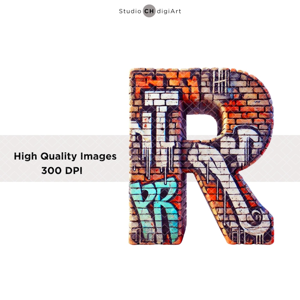 Graffiti Brick Alphabet Letters & Numbers, Graffiti Alphabet PNG, Brick ...