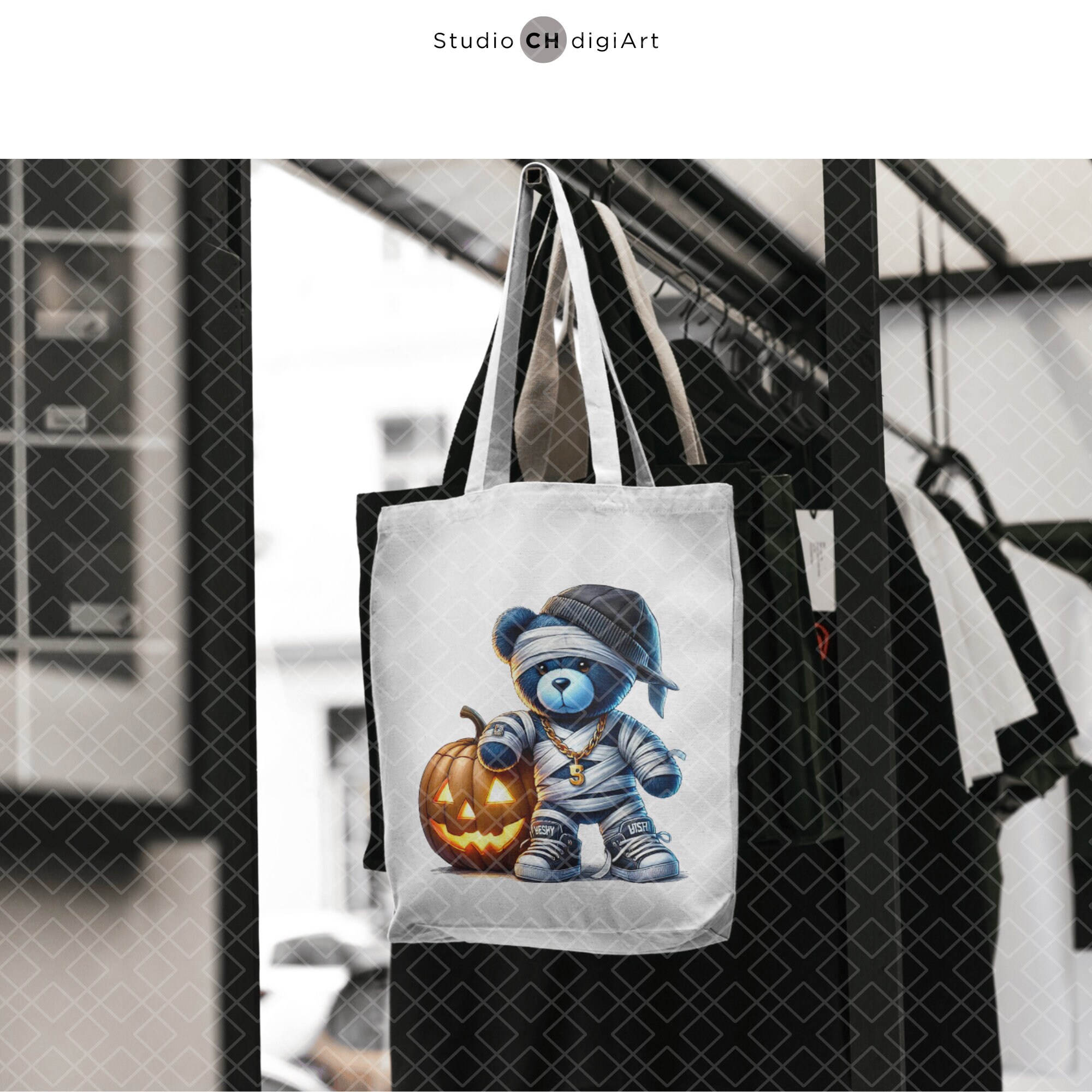 Hip Hop Mummy Bear Clipart, 28 Mummy Bear PNG, Halloween Clipart ...