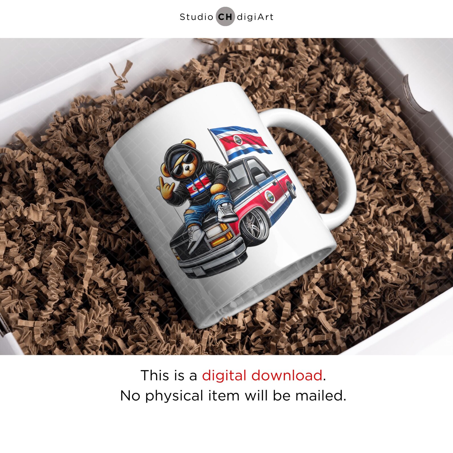 Hip Hop Costa Rica Bear Clipart, 3D Teddy Bear PNG, Costa Rica Clipart ...