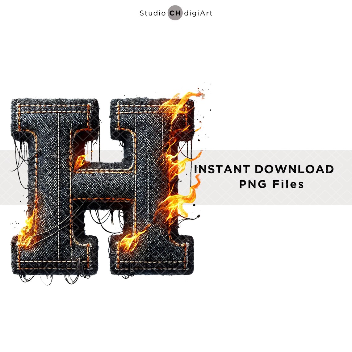 Fire Graffiti Alphabet Letters & Numbers, Black Denim Font, Fire Font ...