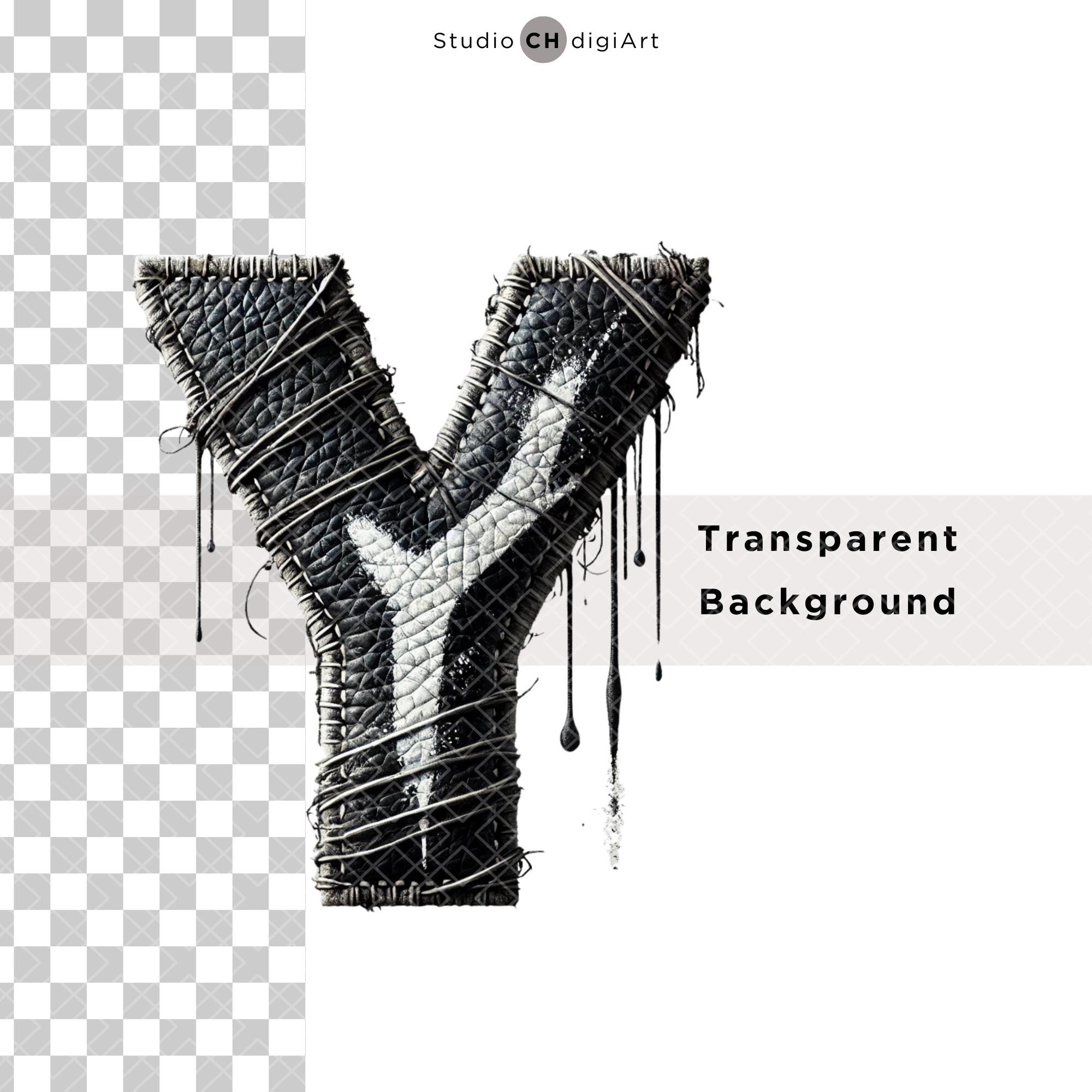 Black and White Graffiti Alphabet Letters & Numbers, Leather Alphabet ...
