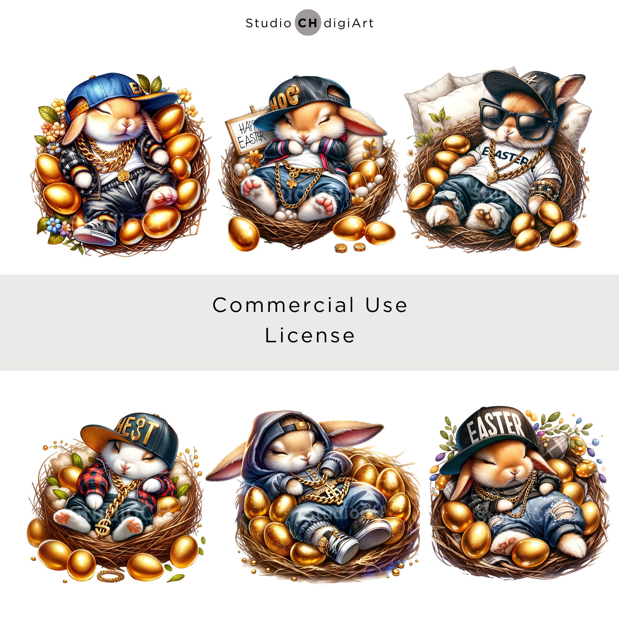 Hip Hop Bunny Easter Clipart , 17 PNG High Quality,hip Hop PNG, Bunny ...