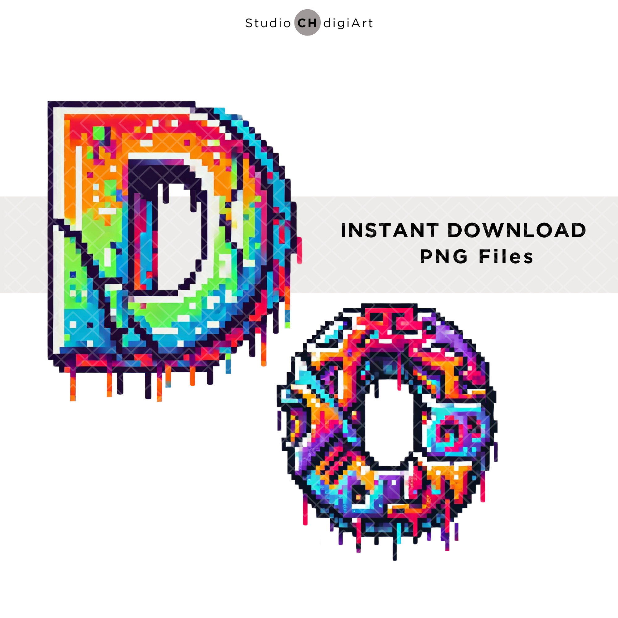 Pixel Graffiti Alphabet Letters & Numbers, Pixel Alphabet PNG, Graffiti ...