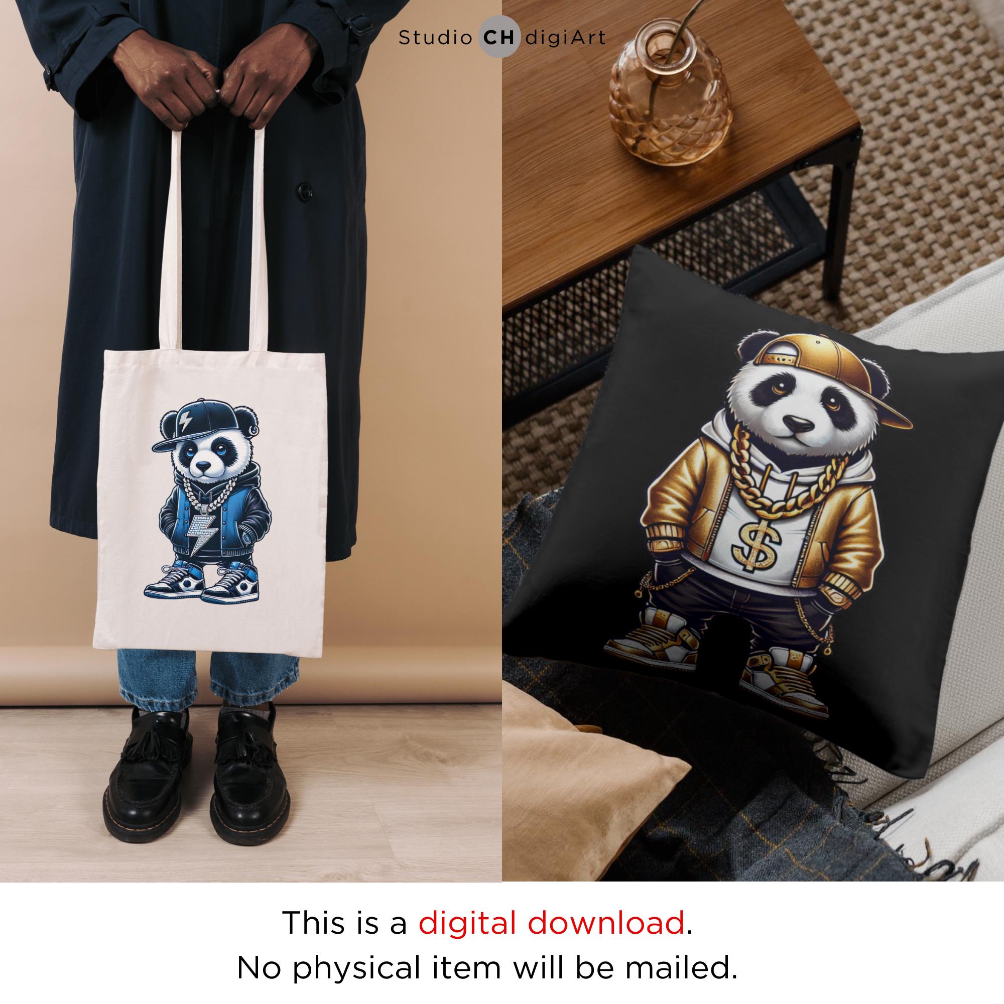3D Hip Hop Panda Clipart, Panda PNG, 3D Teddy Bear, Hip Hop Bear PNG ...