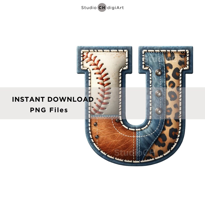 Baseball-leopard Alphabet PNG, 3D Baseball Font PNG, Baseball Letter ...