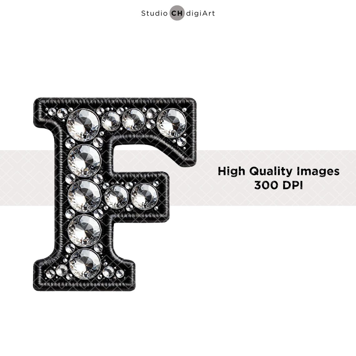 Diamond Embroidery Alphabet Letters & Numbers, Diamond Font, Rhinestone ...