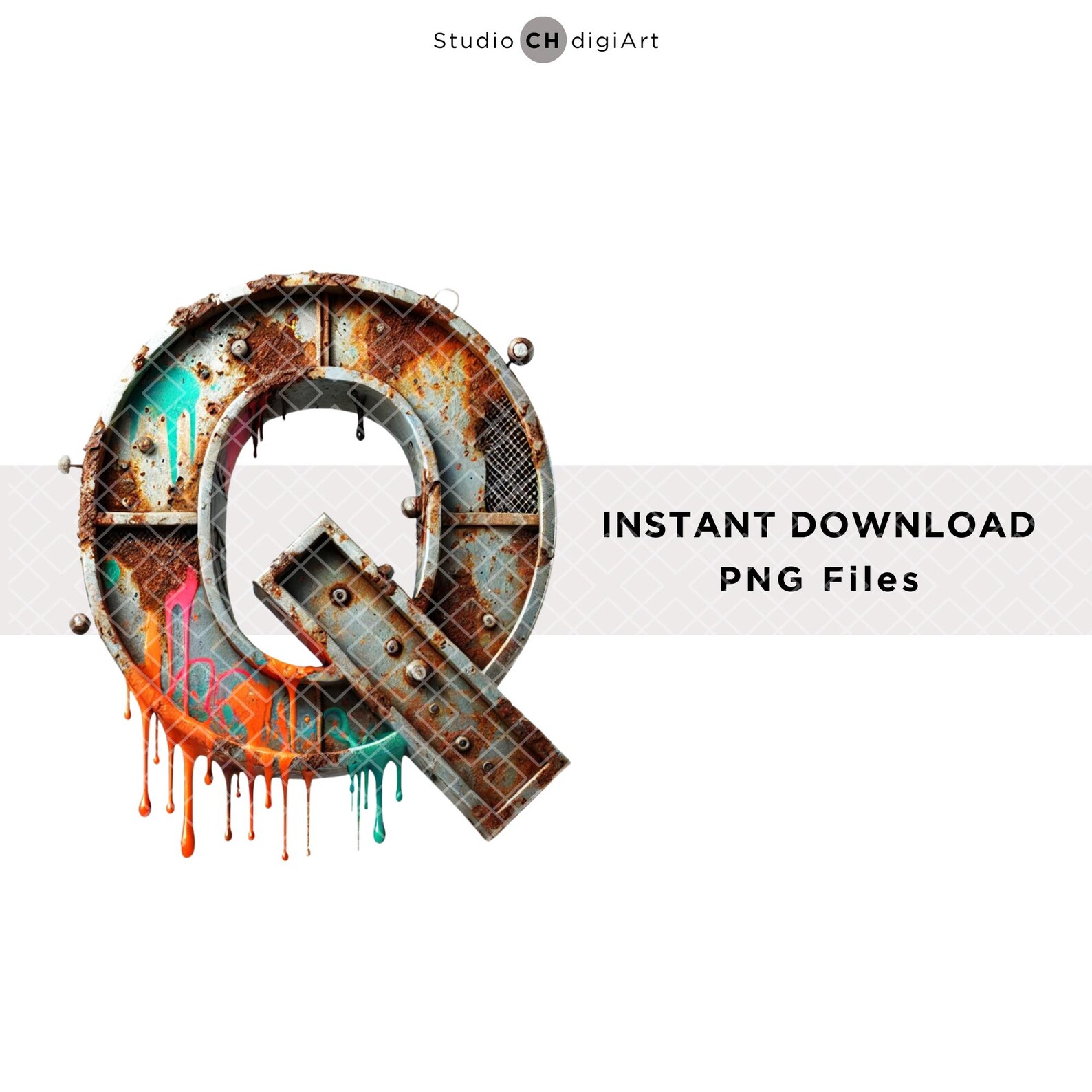 Rusty Graffiti Alphabet Letters & Numbers, Rustic Alphabet PNG ...