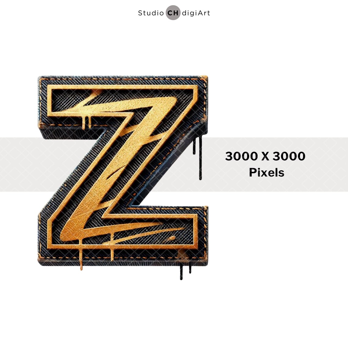 Gold Graffiti Alphabet Letters & Numbers, Gold Font, Graffiti Letters ...