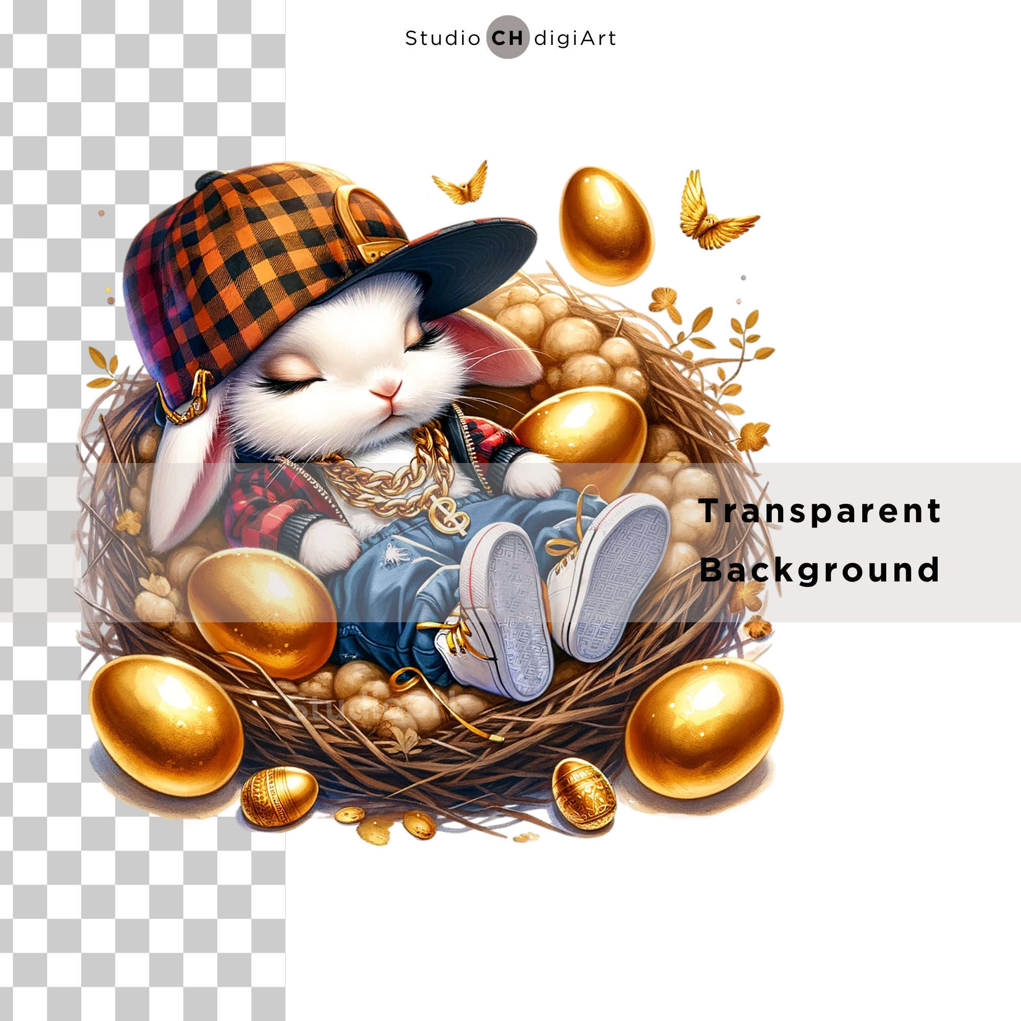 Hip Hop Bunny Easter Clipart , 17 PNG High Quality,hip Hop PNG, Bunny ...