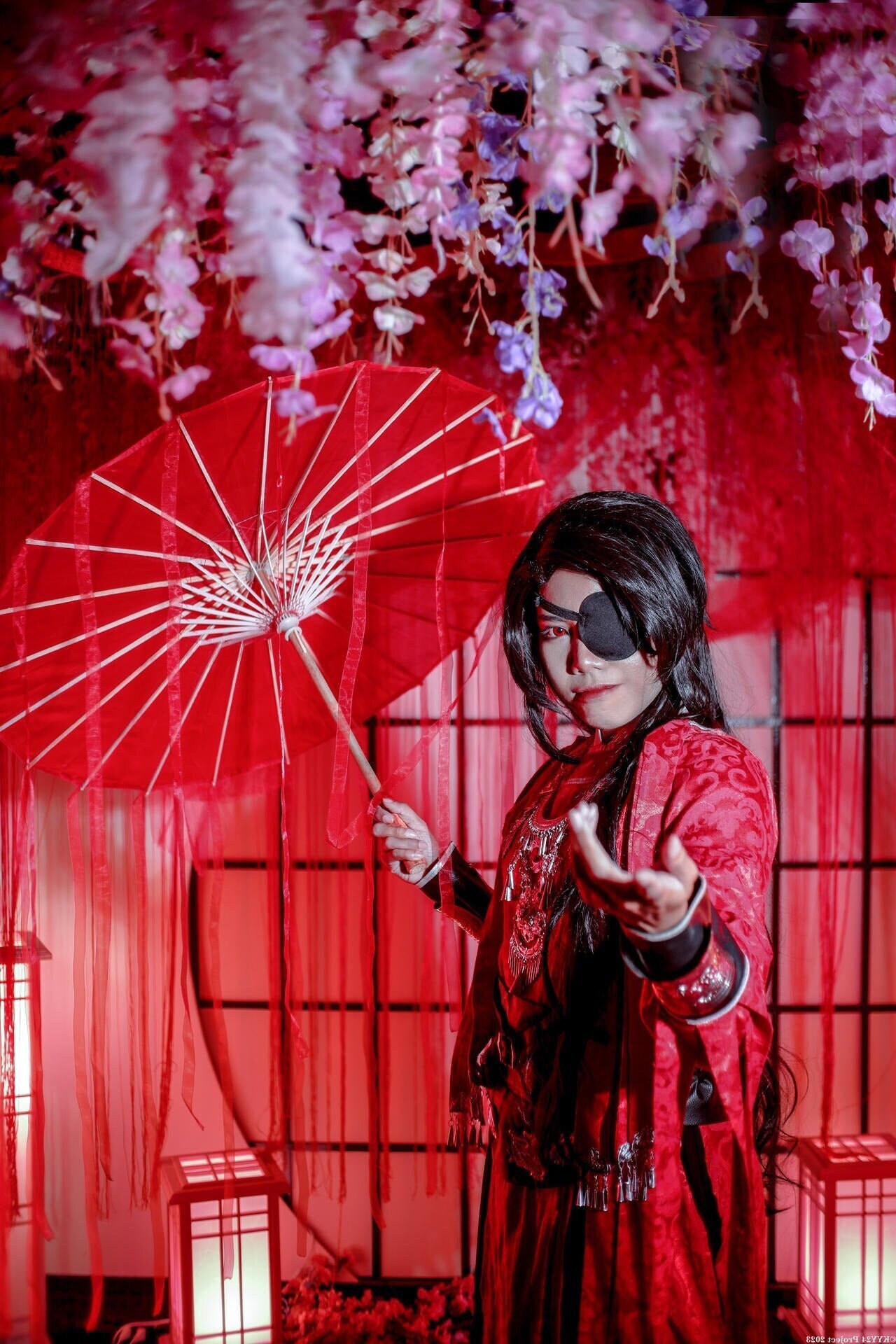 Cosplay, Hua Cheng, Anime, Wig, Suit, Uniform, Umbrella - Etsy Australia