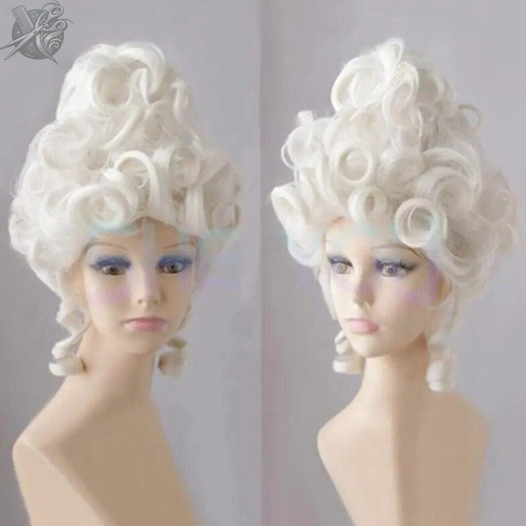Cosplay, Marie Antoinette, Medium Curly, Queen Wig, Masquerade, for ...