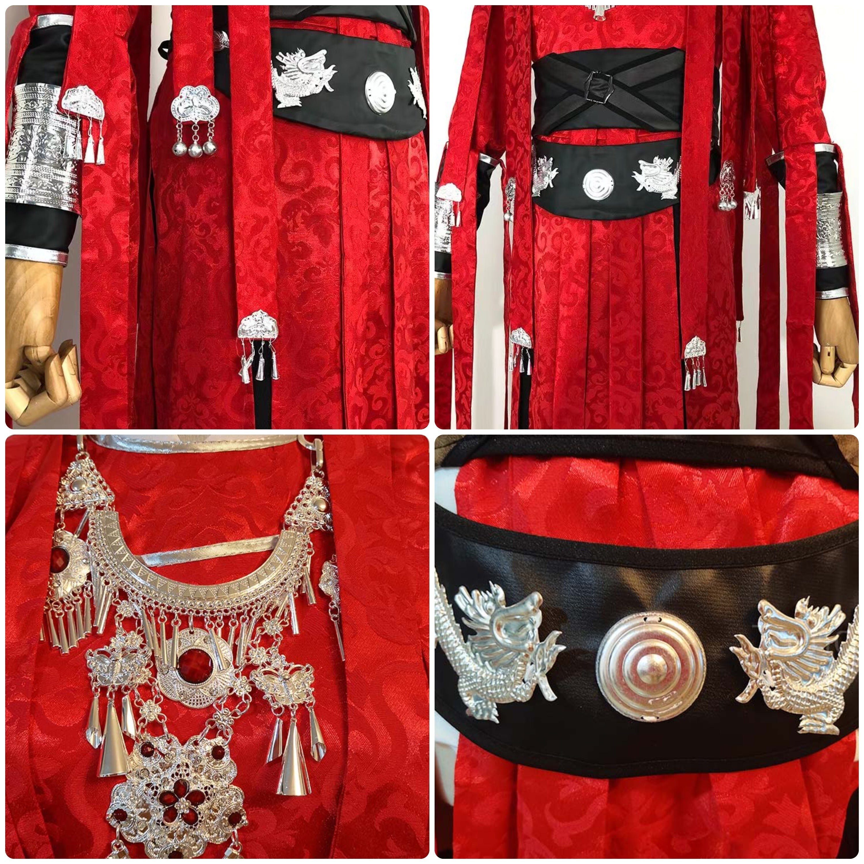 Cosplay, Hua Cheng, Anime, Wig, Suit, Uniform, Umbrella - Etsy Australia