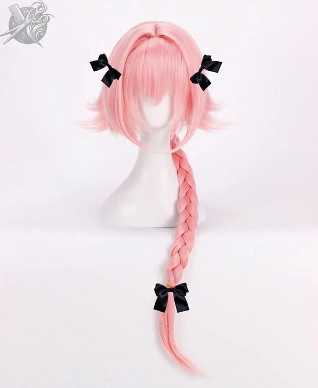 Cosplay Anime Wig, Astolfo, Cute Style, for Cosplay Events - Etsy