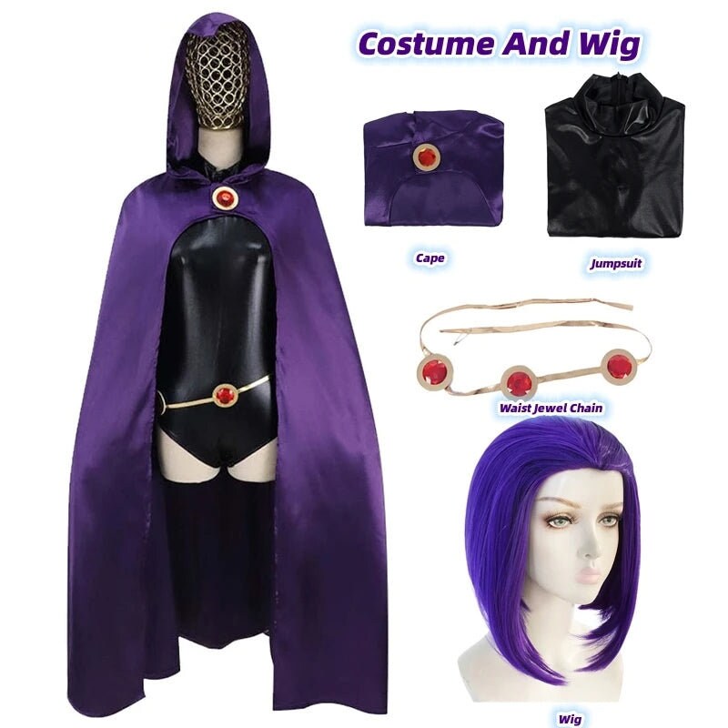 Cosplay Costume, Raven, Cosplay Costume, Wigs, Clothing, Uniform - Etsy