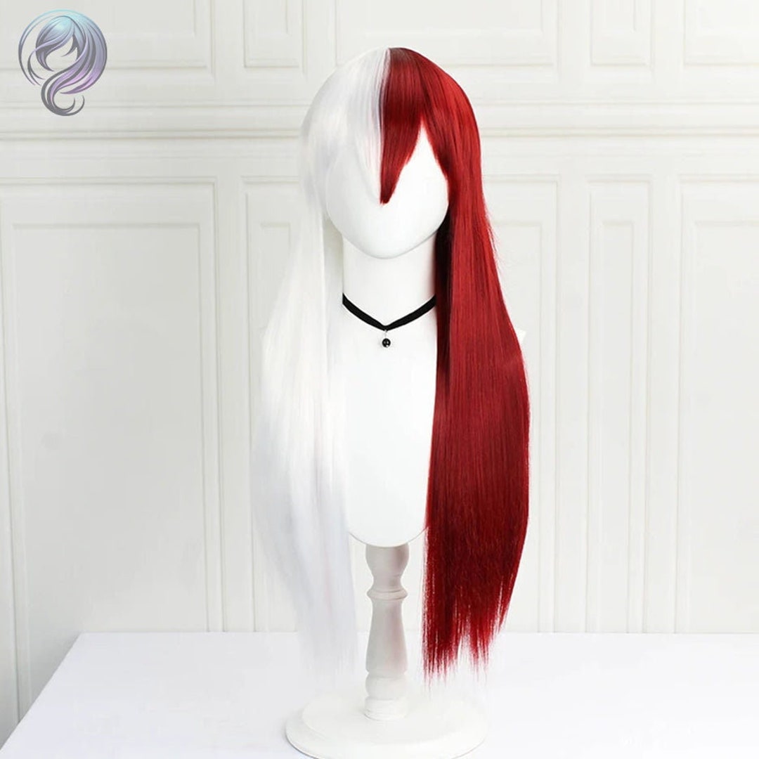 Cosplay Wig, Shoto Todoroki Long V, Anime, Perfect for Cosplay and ...