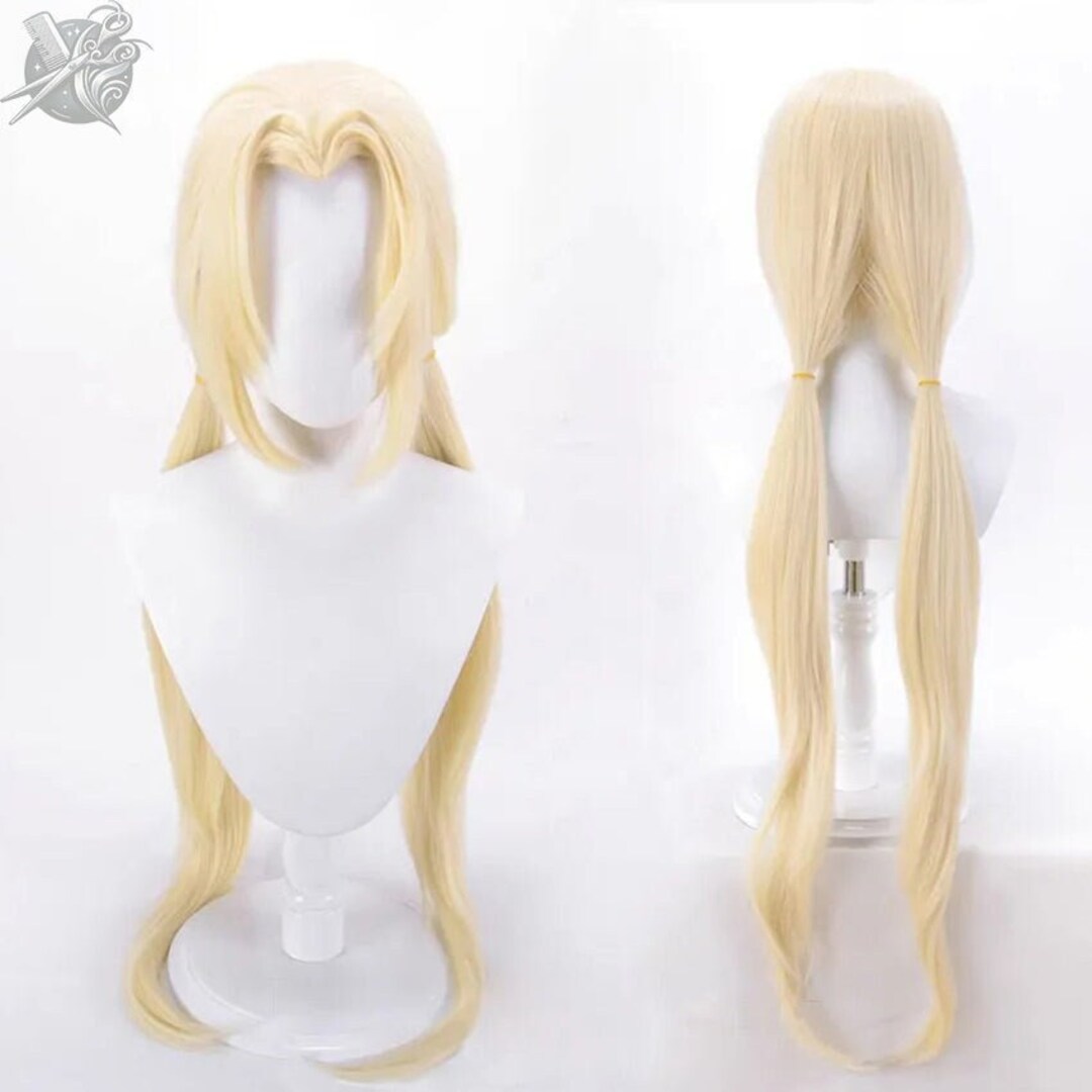 Anime, Cosplay, Tsunade, Long Straight, Yellow Wig, for Cosplay Events ...