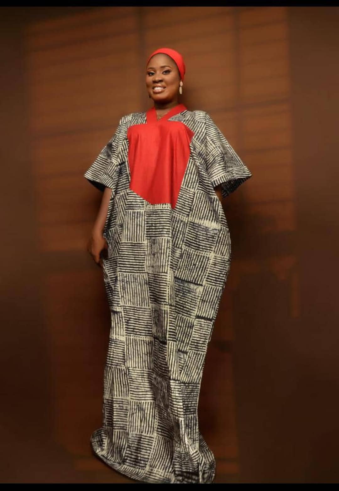 Cotton Adire Material Bubu Gown. African Women Dress - Etsy