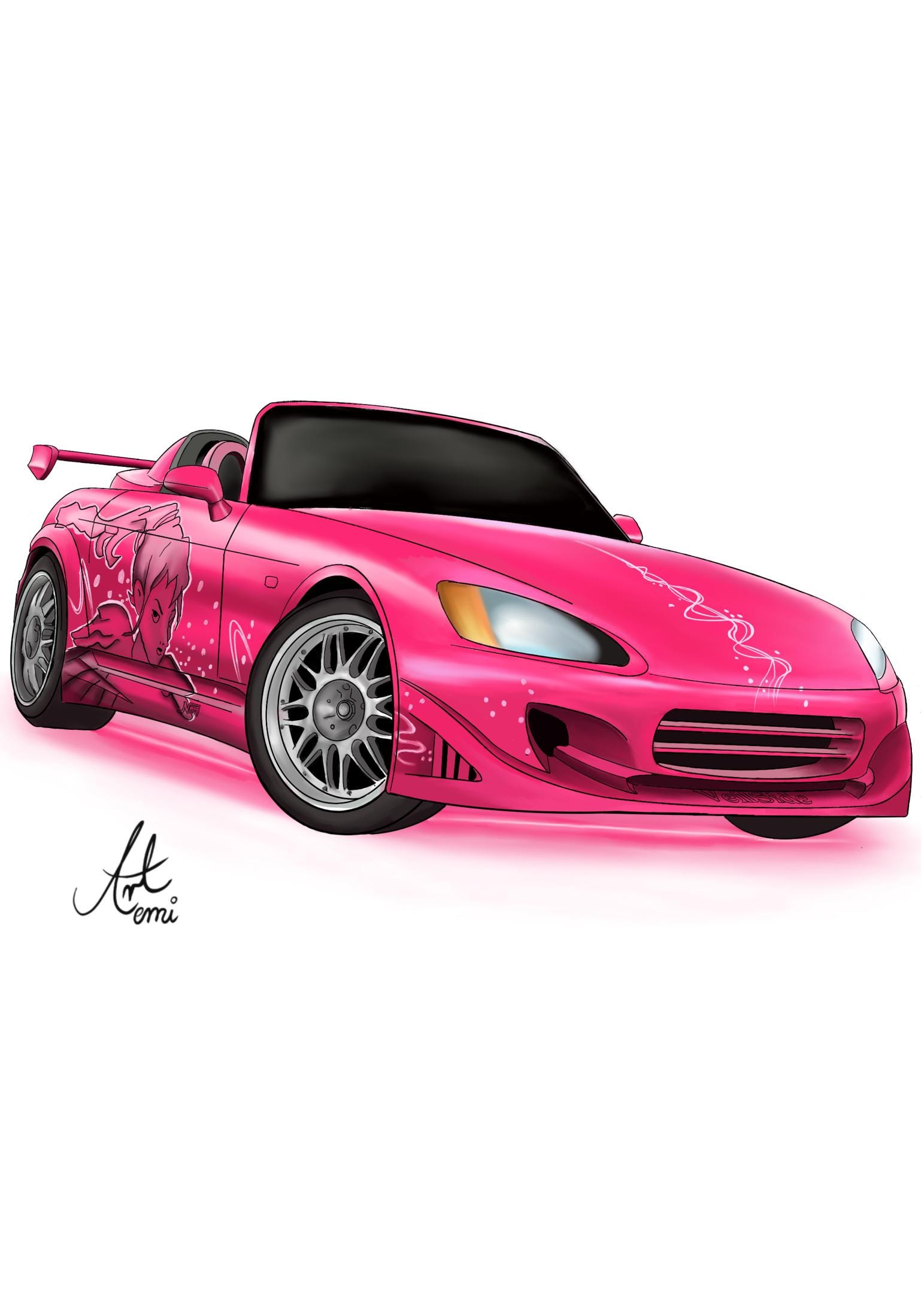 Honda S2000, Downloadable Illustration, PNG, 3508 X 4960px (A3) - Etsy
