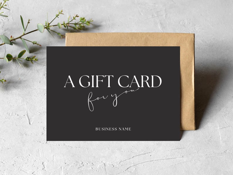 Printable Gift Voucher Template, Gift Certificate With Logo for Small ...