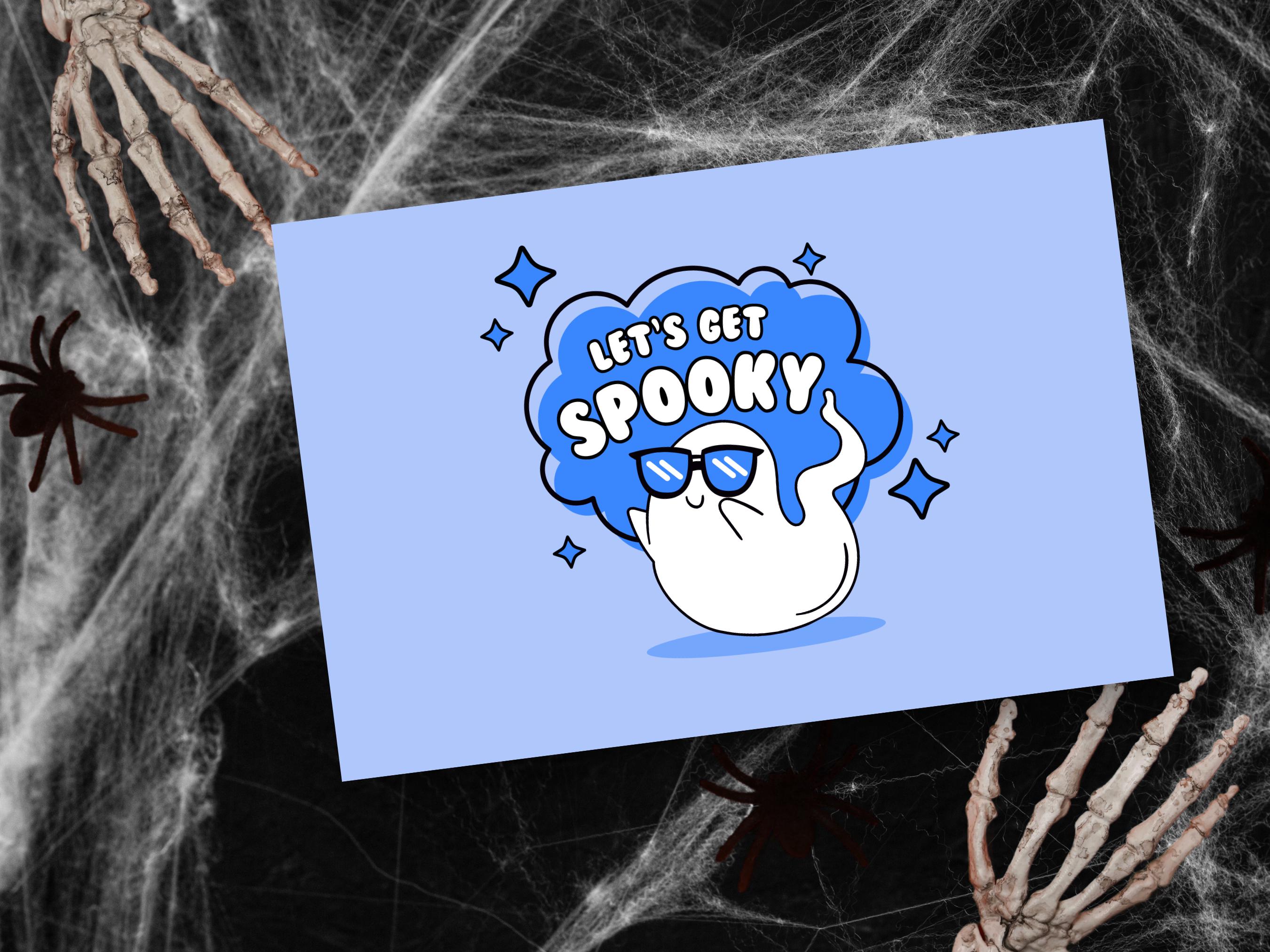 Editable Spooky Halloween Thank You Card for Business, Printable ...