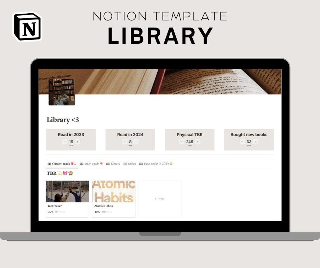 Ultimate Library Notion Template - Etsy
