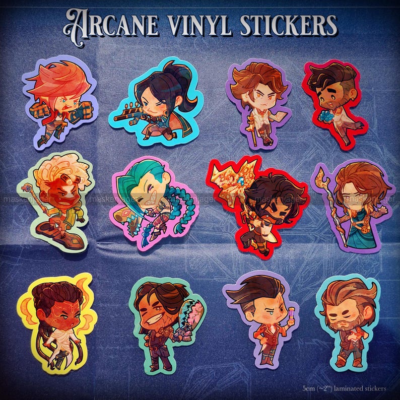 Stickers: Arcane | Sticker, Decoration, Scrapbooking, Etc - Jayce ...