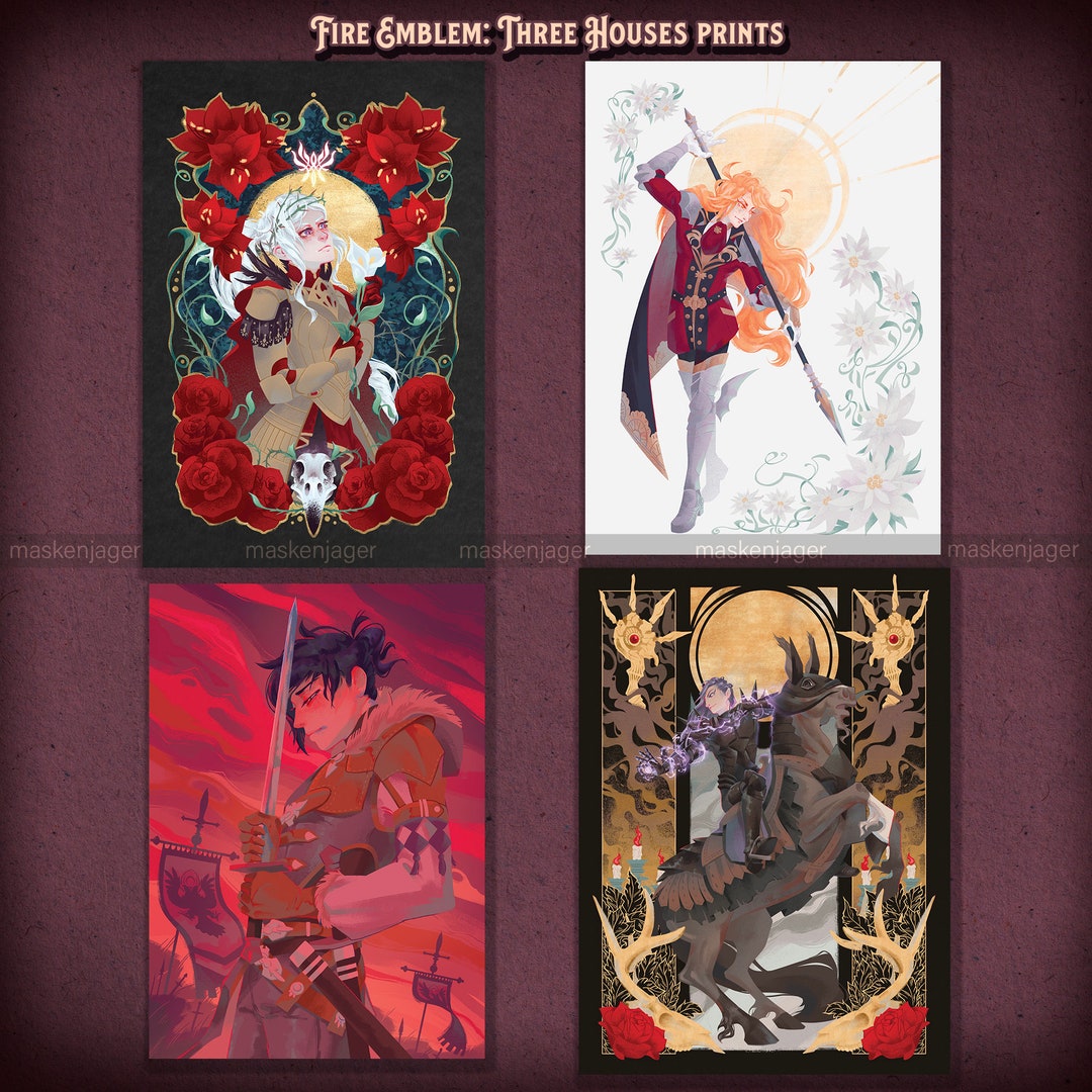 Fire Emblem Three Houses - FE3H Prints - Etsy