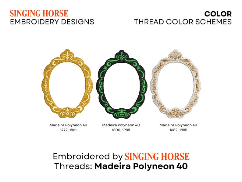 Vintage Embroidery Frames: Machine Embroidery Designs (DST, PES ...