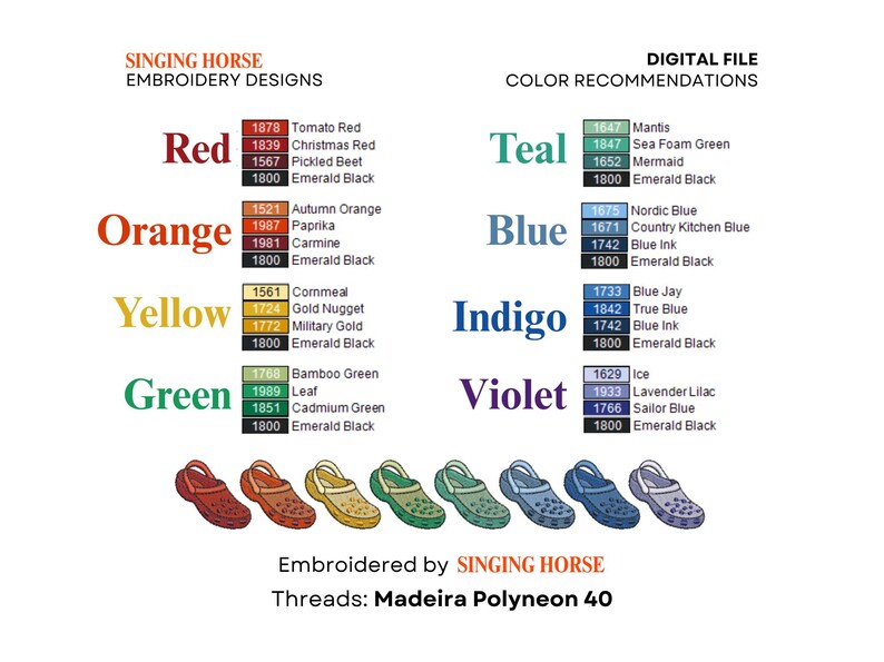 Crocs Shoe Machine Embroidery Design: 4 Sizes (digital Download) - Etsy