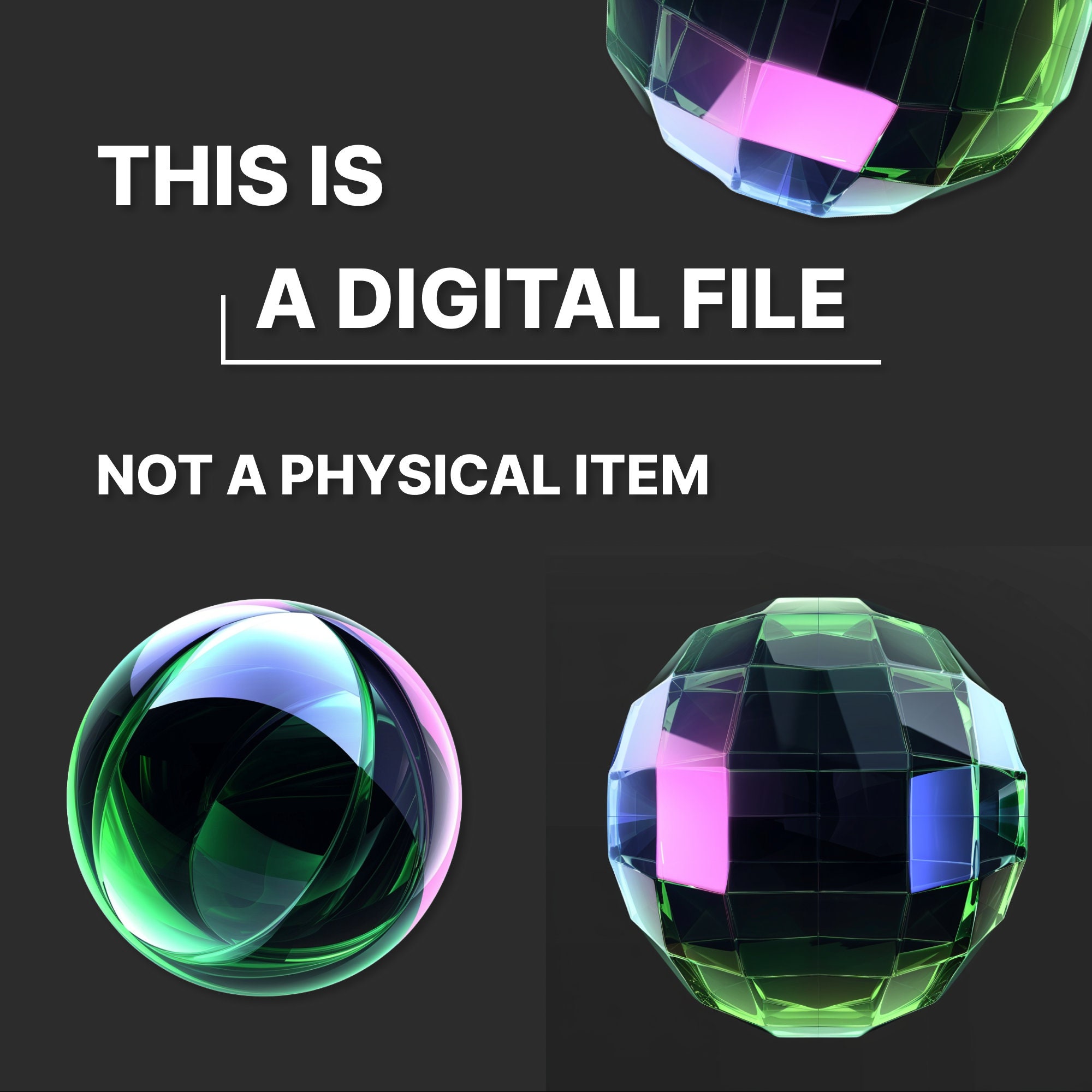 3D PNG Design Elements, Green and Black Shapes for Web Design Presentations, Modern 3D Graphics ...