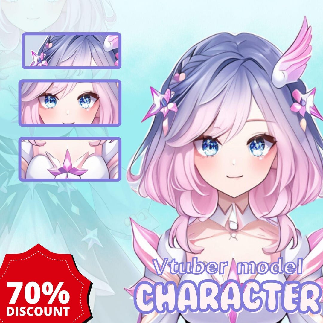 Vtuber personalizado en Live2d / Comisión de Vtuber / Modelo de Vtuber ...