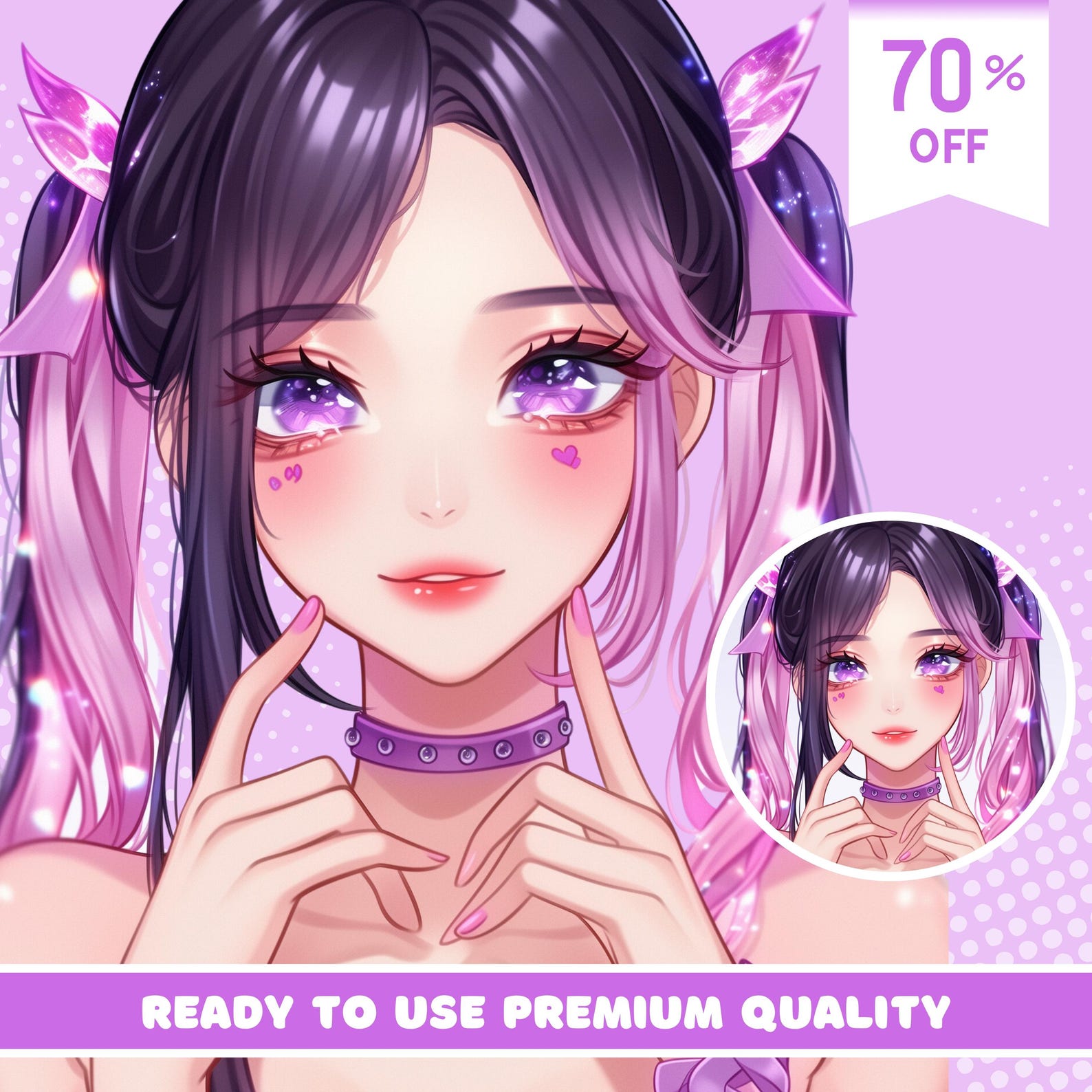 Custom PFP, PFP for Twitch, Anime Pfp, Vtuber Pfp, Pngtuber Pfp ...