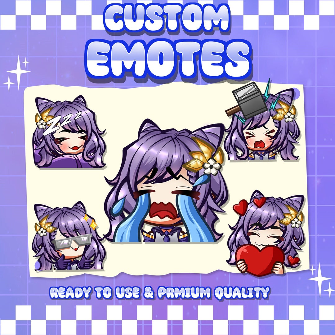 Custom High Quality Emotes, Animated Emotes, Vtuber Emotes, Kick Emotes ...