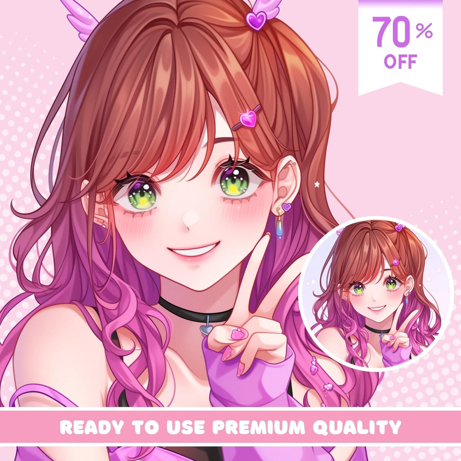 Custom PFP, PFP for Twitch, Anime Pfp, Vtuber Pfp, Pngtuber Pfp ...