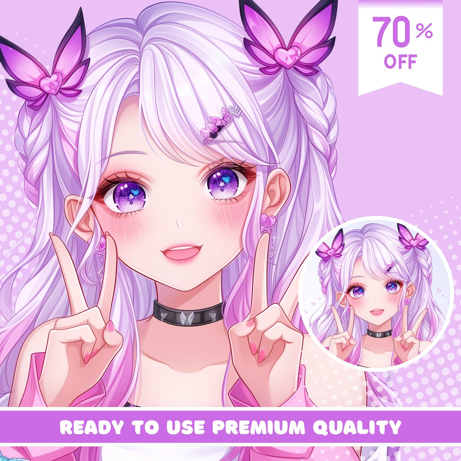 Custom PFP, PFP for Twitch, Anime Pfp, Vtuber Pfp, Pngtuber Pfp ...