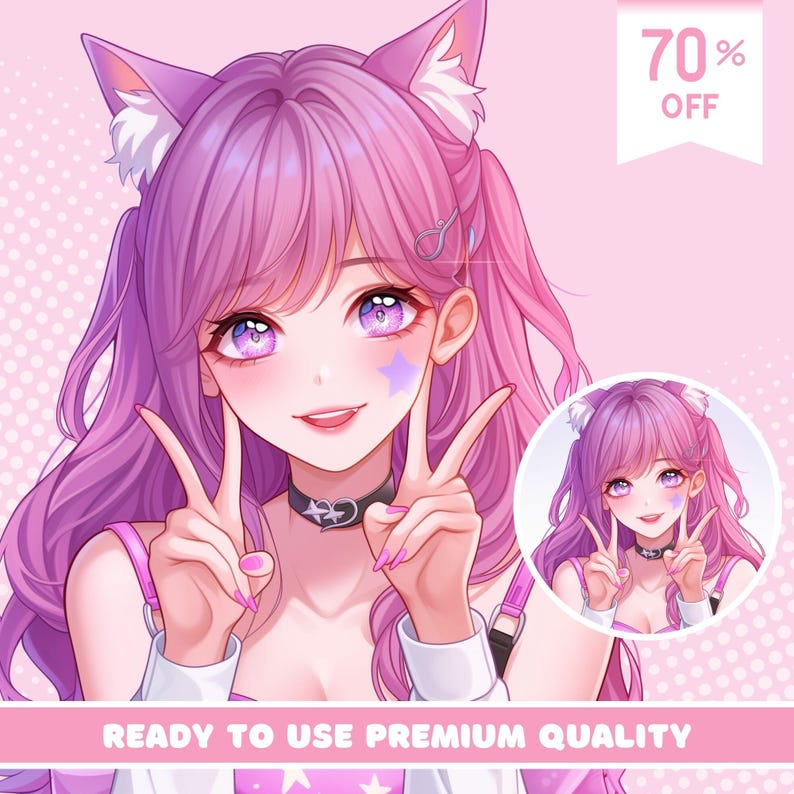 Custom PFP, PFP Commission, PFP for Twitch, Anime Pfp, Vtuber Pfp ...