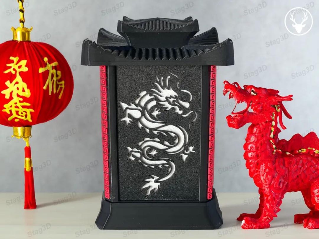 Chinese Dragon Lantern/home Décor/workspace/restaurant - Etsy